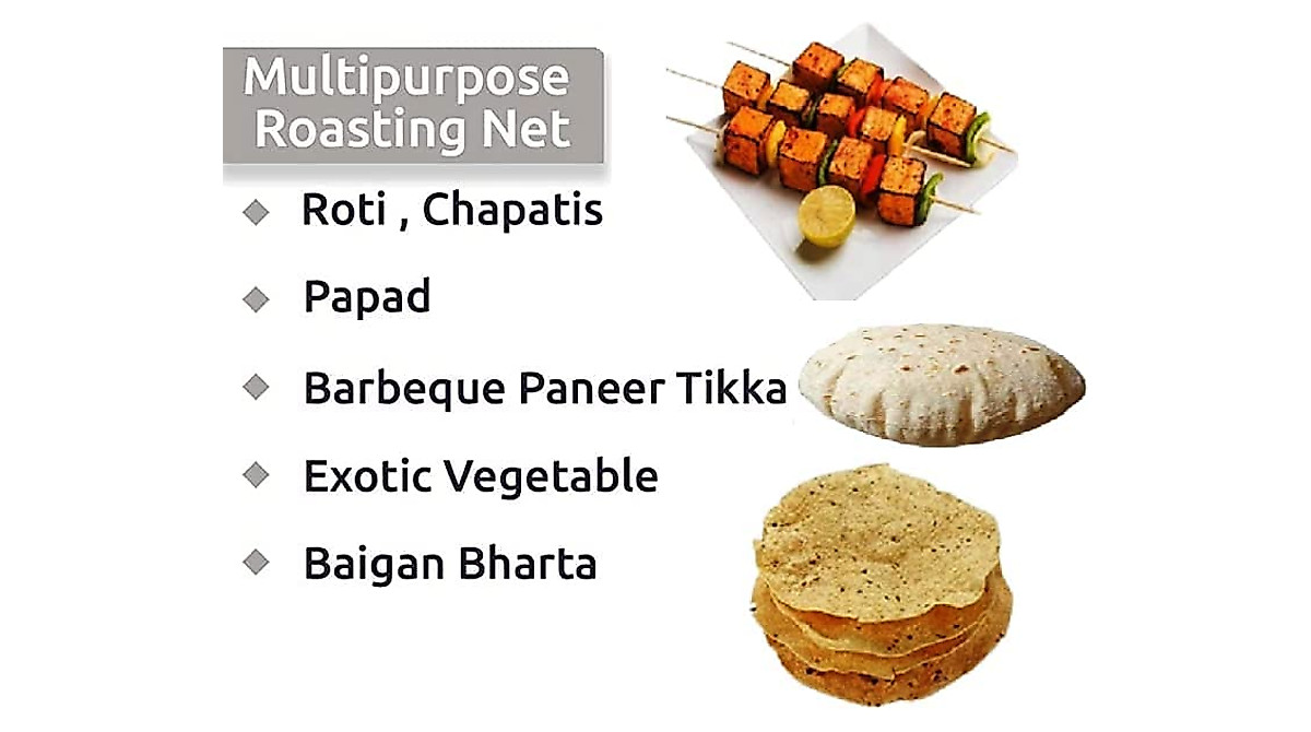 Nexxa Stainless Steel Roti Grill - Perfect for Every Kitchen