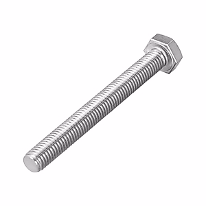 uxcell M8x75mm Hex Bolts 304 Stainless Steel Hexagon Screw Bolt 8pcs