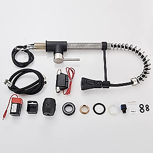 Kitchen Sink Faucet for Bar Farmhouse Commercial, Touch Sensor Kitchen Faucet, Black Brushed Pull Out Kitchen Mixer Faucets, Swivel Smart Sensor Stream Spray Mode Mixer Taps