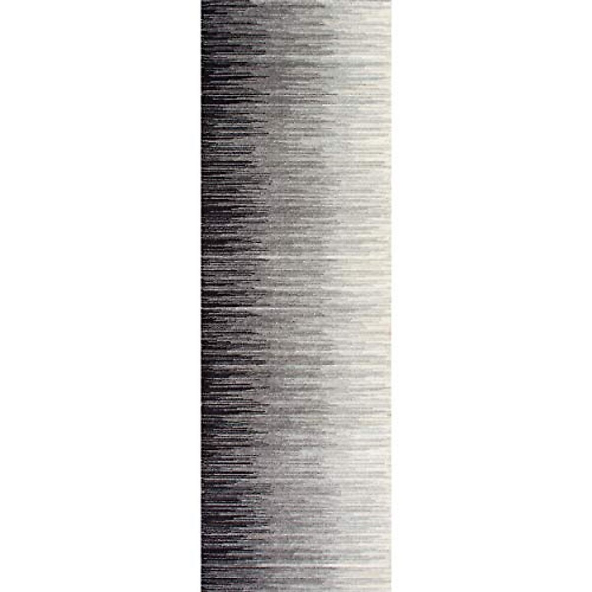 nuLOOM Lexie Ombre Runner Rug, 2' 6" x 6', Black