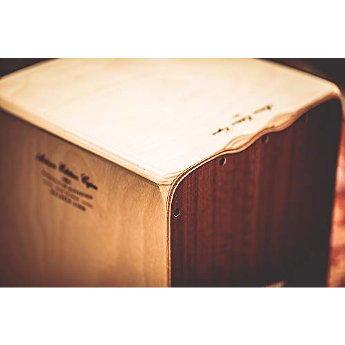 Meinl Artisan String Cajon with Mongoy Frontplate / Baltic Birch Body - MADE IN SPAIN - Bulería Line, 2-YEAR WARRANTY (AEBLMY)