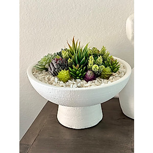 Anoak Artificial Succulent Plants - 16 Pcs Set Faux Succulents Unpotted Fake Succulent Plants, Premium Crafting DIY Floral Decor for Home Garden Office Party (High Realistic )