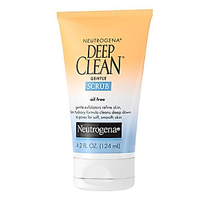 Neutrogena Deep Clean Gentle Daily Facial Scrub, Oil-Free Cleanser, 4.2 fl. Oz