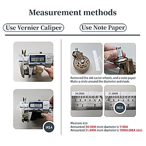 AXL 2.5 Inch Office Chair Caster Wheels Replacement, PU Style Caster, Desk Chair Floor Protector, No Noise, Heavy Duty Casters for Hardwood Floors (Set of 5) (Black Feet, Grey/Black)