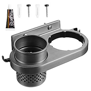 Cabilock 3pcs Wall Straightener Storage Mounted Hanging Brushes Basket Supplies Care Space Bathroom Iron Organizer Flat Mount Dryer Hair Cosmetic Bracket Blow Rack Curling Aluminum Holder