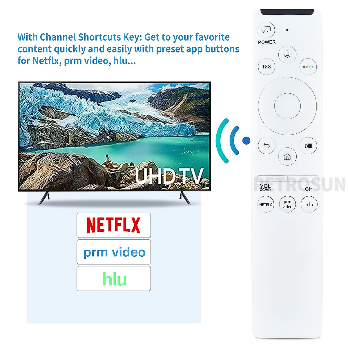 New BN59-01312Q Voice Replacement Remote Control for Samsung QLED Frame Smart 4K UHD HDTV QN43LS03RAF QN49LS03RAF QN55LS03RAF QN65LS03RAF QN43LS03RAFXZA QN49LS03RAFXZA QN55LS03RAFXZA QN55LS01RAFXZC