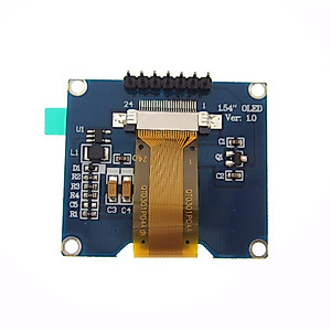 Lysee 3D Printer Parts & Accessories - Wholesale 1.54 inch 7PIN White OLED Screen Module SSD1309 Drive IC Compatible for SSD1306 IIC/SPI Interface 12864