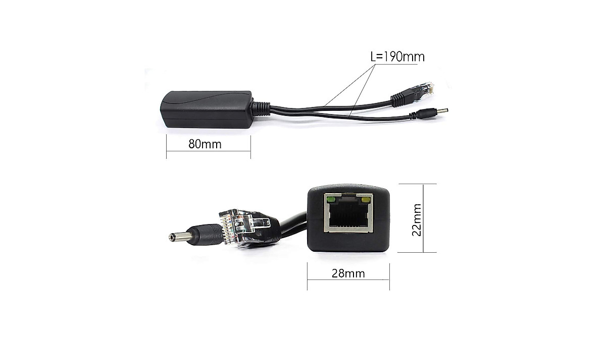 ANVISION 4-Pack 5V PoE Splitter for IP Cameras