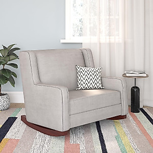 Baby Relax Hadley Double Rocker Chair, Baby Nursery Furniture, Taupe