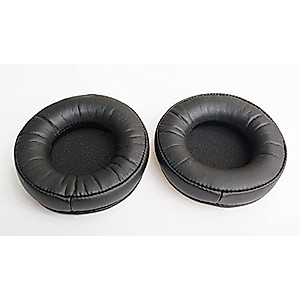 Replacement Earpads Compatible with Pioneer Pro DJ HDJ-700-K HDJ700 Headphone,Earmuffs Repair Parts (Black 1 Pair)