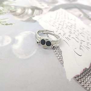 Hanako-kun Rings Yashiro Nene Cosplay Ring Male Female Couple Opening ring 925 Silver jewelry Toilet-bound Hanako-kun Rings (2pcs)