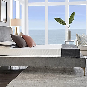 Greaton 12-Inch Ananda Pearl and Gel Memory Foam Mattress with Zipper System | Standard Size, Breathable, Medium Firm, Mesh Sides with Removable and Washable Cover, Twin XL