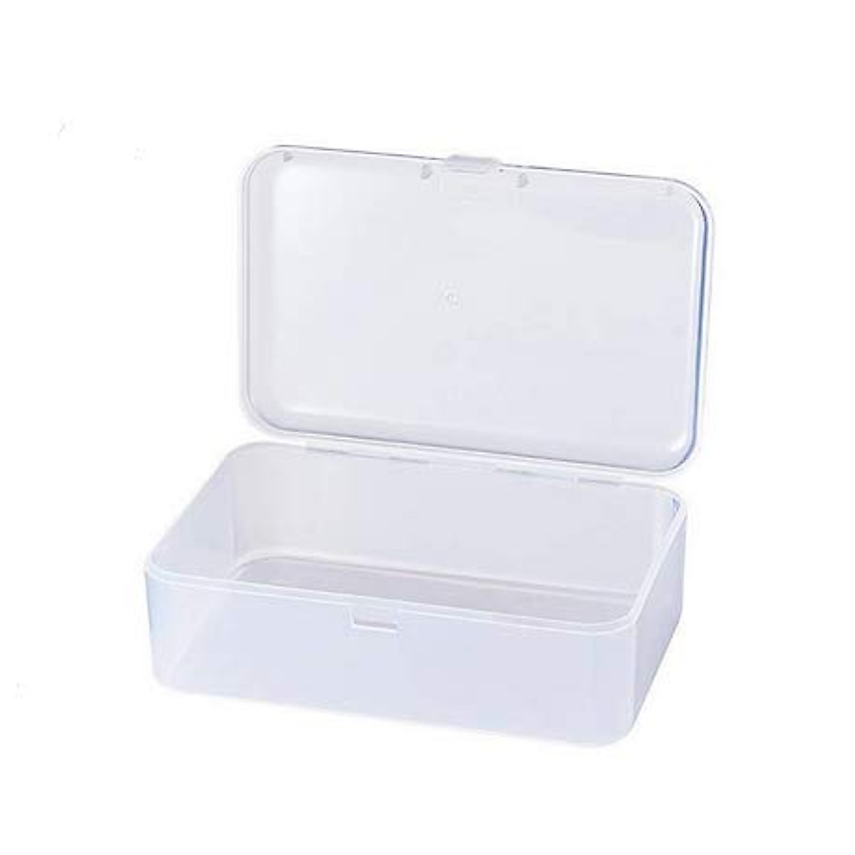 WOIWO 5 Pcs 3.35"x2.17" Rectangle Mini Clear Plastic Storage Containers Box Case with lid for Small Items and Other Craft Projects