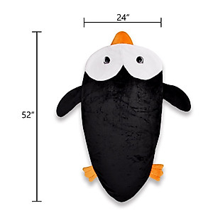 Catalonia Penguin Tails Blanket, Super Soft Plush Kids Sleeping Blanket Bag for Toddler Children Teens Boys Girls,Gift Idea
