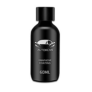 Autokcan Graphene Ceramic Coating, 10H Graphene Coating for Car Detailing, Advanced UV Technology Super High Gloss Anti-Scratch Hydrophbic Mirror Paint Sealant 7 Years Prorection