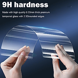 ZenRich 2 Pack Anti Glare Tempered Glass Screen Protector for Samsung Galaxy Tab A8 10.5 Inch (SM-X200/X205/X207) with 9H Hardness/Bubble Free/Anti-Scratch/High Touch Sensitivity