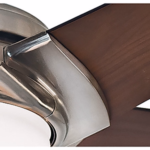 Hunter Fan Company 59164 Casablanca Stealth Indoor Ceiling Fan with LED Light and Remote Control Brushed Nickle, 54-inch