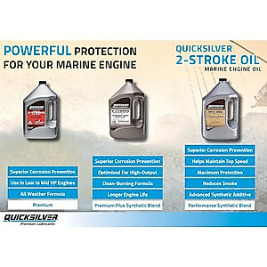 Quicksilver DFI 2-stroke Marine Oil, 1 Gallon