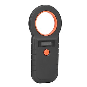 Pet Microchip Scanner, RFID Portable Animal Chip ID Scanner with OLED Display, 800mAh Rechargeable Pet Microchip Reader Support EMID/FDX B / 128 Records for Dog Pig Animal