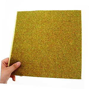 BESPORTBLE Artificial Turf DIY Grass Patches Sand Table Turf Fake Fairy Grass Mats Fake Grass Pad Plant Turf Artificial Grass Realistic Grass Rug Turf Squares Turf Grass Plastic Green