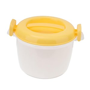VINTORKY Rice Cooker Microwave Pasta Maker Microwave Safe Steamers Portable Microwave Rapid Rice Cooking Pasta Pot Microwave Rice Steamers Microwave Cup Cooker Office Plastic Food Non Stick
