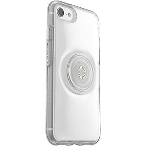 OtterBox Otter + POP Symmetry Series Clear Case for iPhone SE (3rd and 2nd gen) and iPhone 8/7 , Polycarbonate - Clear