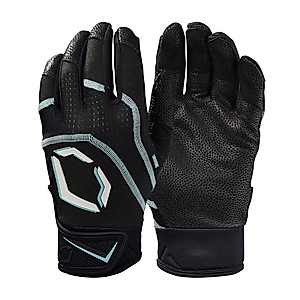 EvoShield Youth Khaos Batting Gloves - Black, Medium