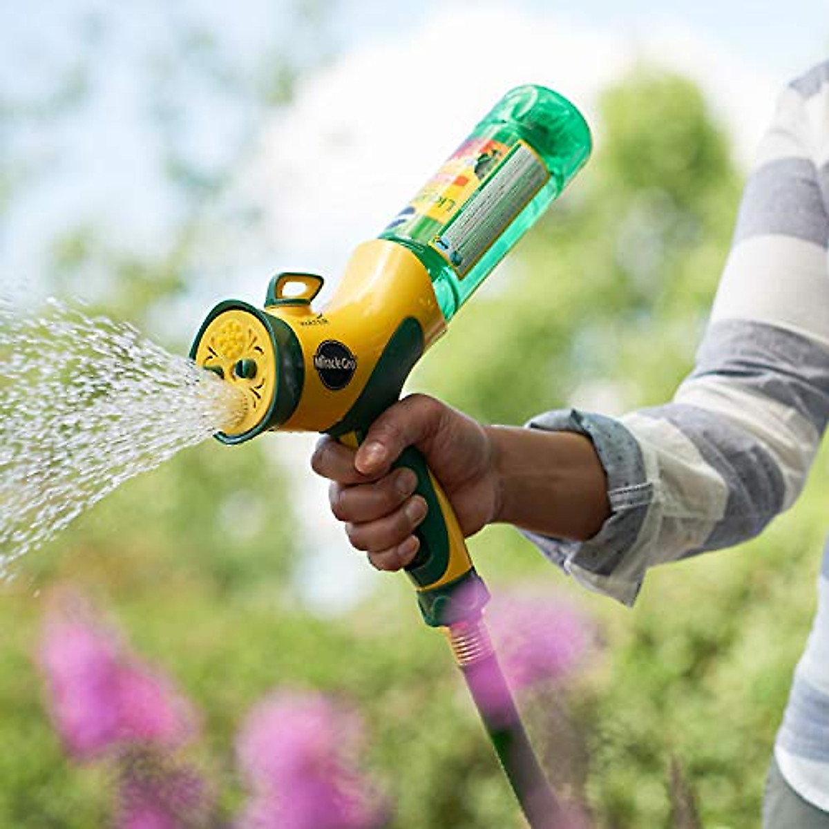 Miracle-Gro LiquaFeed All Purpose Plant Food Advance Starter Kit and Bloom Booster Flower Food Bundle: Feeding as Easy as Watering