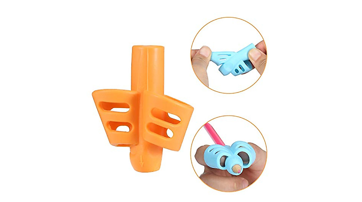 Mr. Pen Pencil Grips for Kids – 4 Pack for Easy Writing