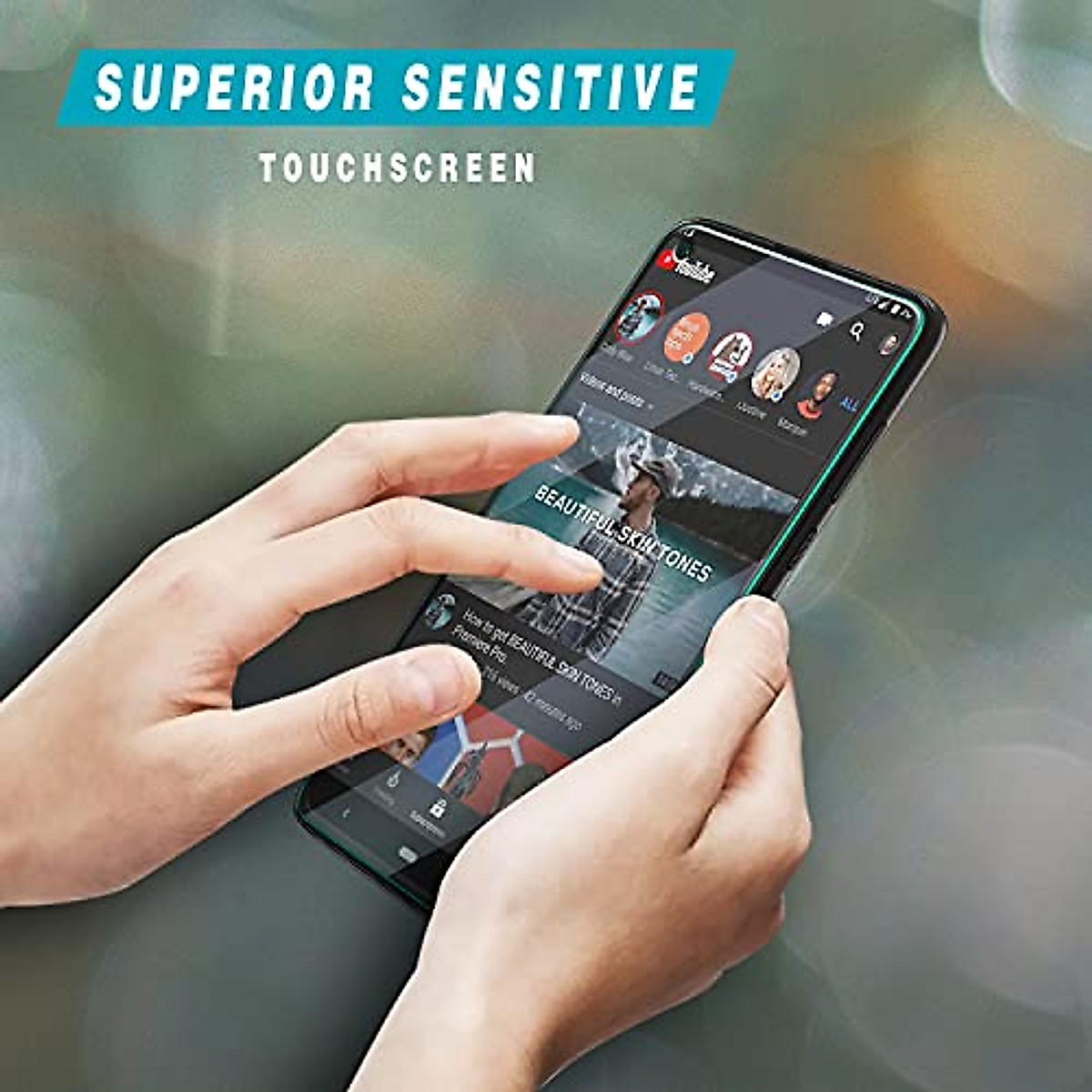 HPTech (2 Pack) Designed for Motorola Moto G Power (2020) Tempered Glass Screen Protector, Anti-Scratch, Bubble Free, Case Friendly