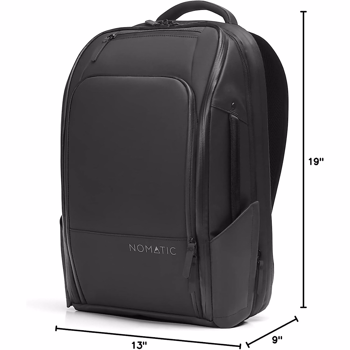 NOMATIC Travel Pack- Black Water Resistant Anti-Theft 30L Flight Approved Carry on Laptop Bag Computer Backpack