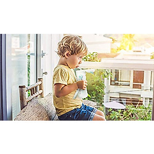 Ultimate Stainless Steel Baby Bottle 9oz Insulated Baby Bottle | Insulate Milk for 10+ Hours | Non-Toxic Food-Grade Stainless Steel & Food-Grade Silicone Slow Flow Nipple | Leak-Free Design - Blue