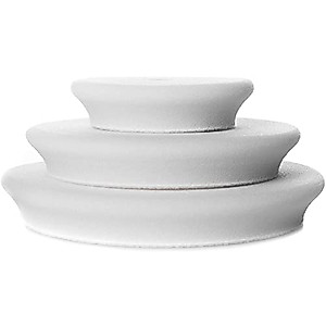 RUPES D-A Ultra Fine High Performance Fine Polishing Foam Pad 2-Pack,7 inchFace,6 inchBacking