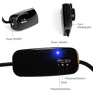 Retekess TR503 Wireless FM Microphone Headset, Hands-Free with Rechargeable Battery for Voice Amplifier, Church, Tour Guide, Teacher, Salesman, Conference, Karaoke (Black)