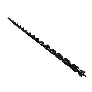 WoodOwl 07825 Double Cut 11/16" x 24" Ultra Smooth Deep Cutting Utility Auger Bit PTFE Coated