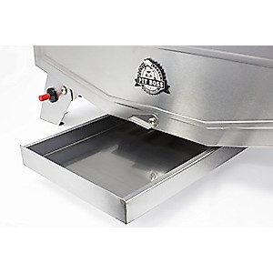 Pit Boss Grills PB100P1 Pit Stop Single-Burner Portable Tabletop Grill , Grey