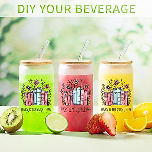 Book Lovers Gifts - Bookish Gifts for Book Lovers Women - Book Club Gifts for Readers Bookworms Bookaholics Teacher Librarian Writer Book Themed Reading Gifts - Birthday Christmas 16Oz Reading Cup