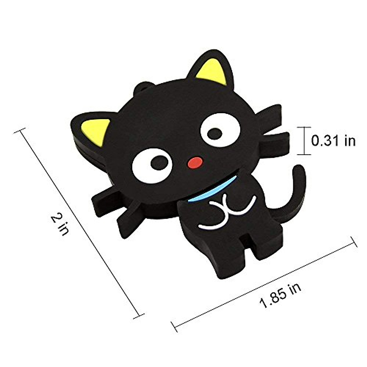 Cute and Novelty Animal Series Standing Cat Shape Design 32GB USB 2.0 Flash Drive Pen Drive Memory Stick Cartoon Thumb Drive Lovely Jump Drive Data Storage U Disk Gift