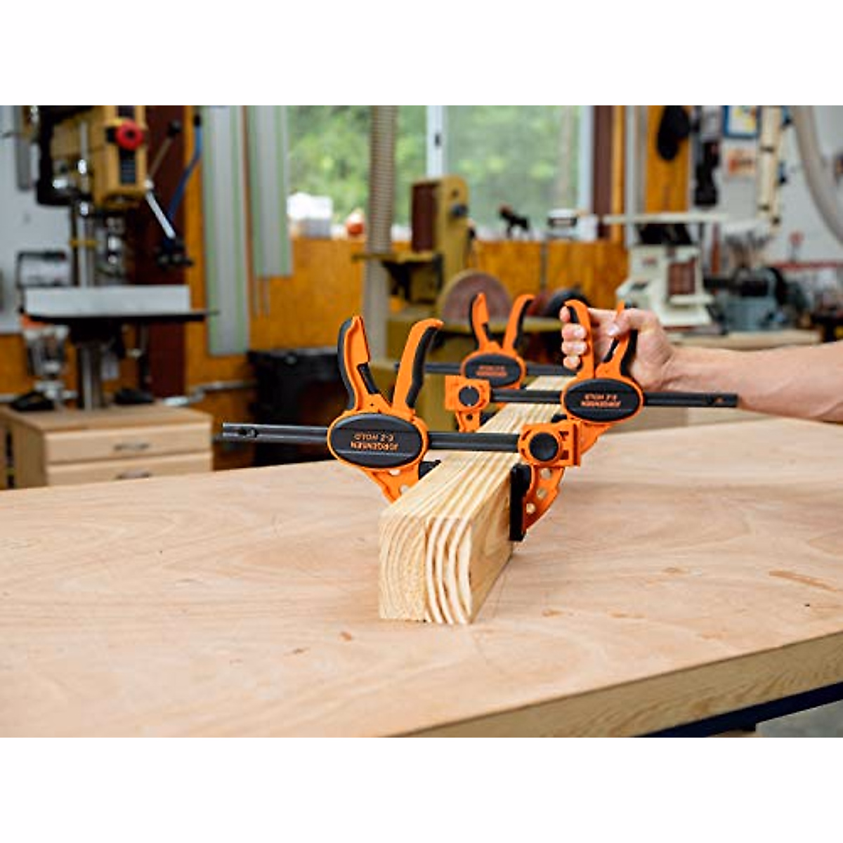 Pony Jorgensen 33406 ISD-3 6-Inch One-Handed Clamp, Orange