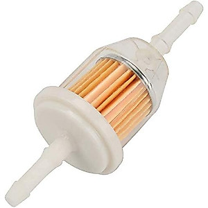 AM116304 Fuel Filter For 1/4" and 5/16" Fuel Line Replaces 71-5960 120-436 GY20709 38666 149-2206-01 21541500 98021 25 050 22-S for J-ohn D-eere K-ohler 120-436 GY20709