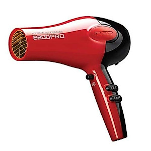 Red by Kiss Tourmaline Ceramic 2200PRO Professional Hair Dryer BD07N
