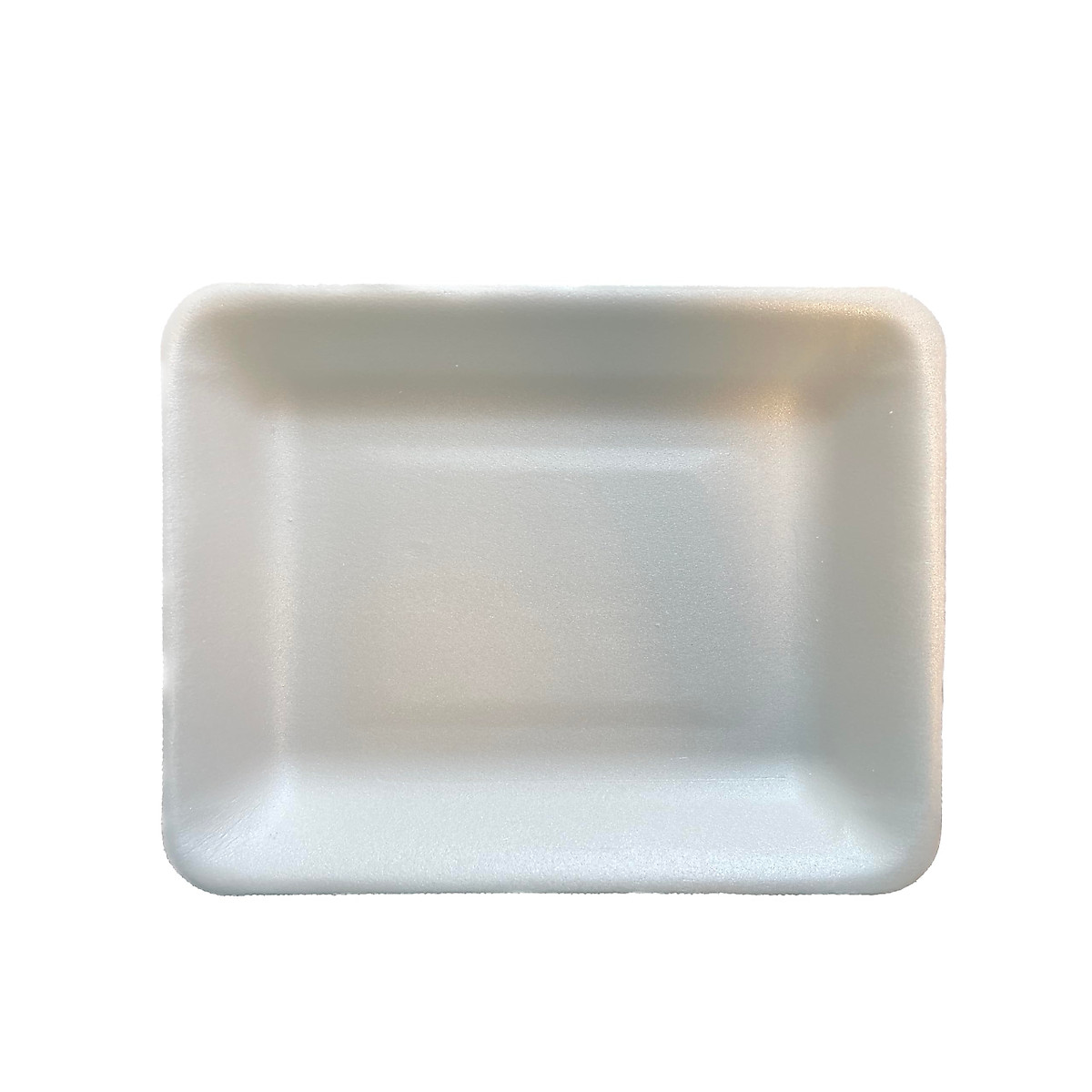 Crafts Foam Trays, White Foam Meat Tray Paint and Ink Mixing Trays Food Tray School Printmaking Trays for DIY Crafts 8 1/4" x 5 3/4" Plus Depth of 1.25 Inches (12)