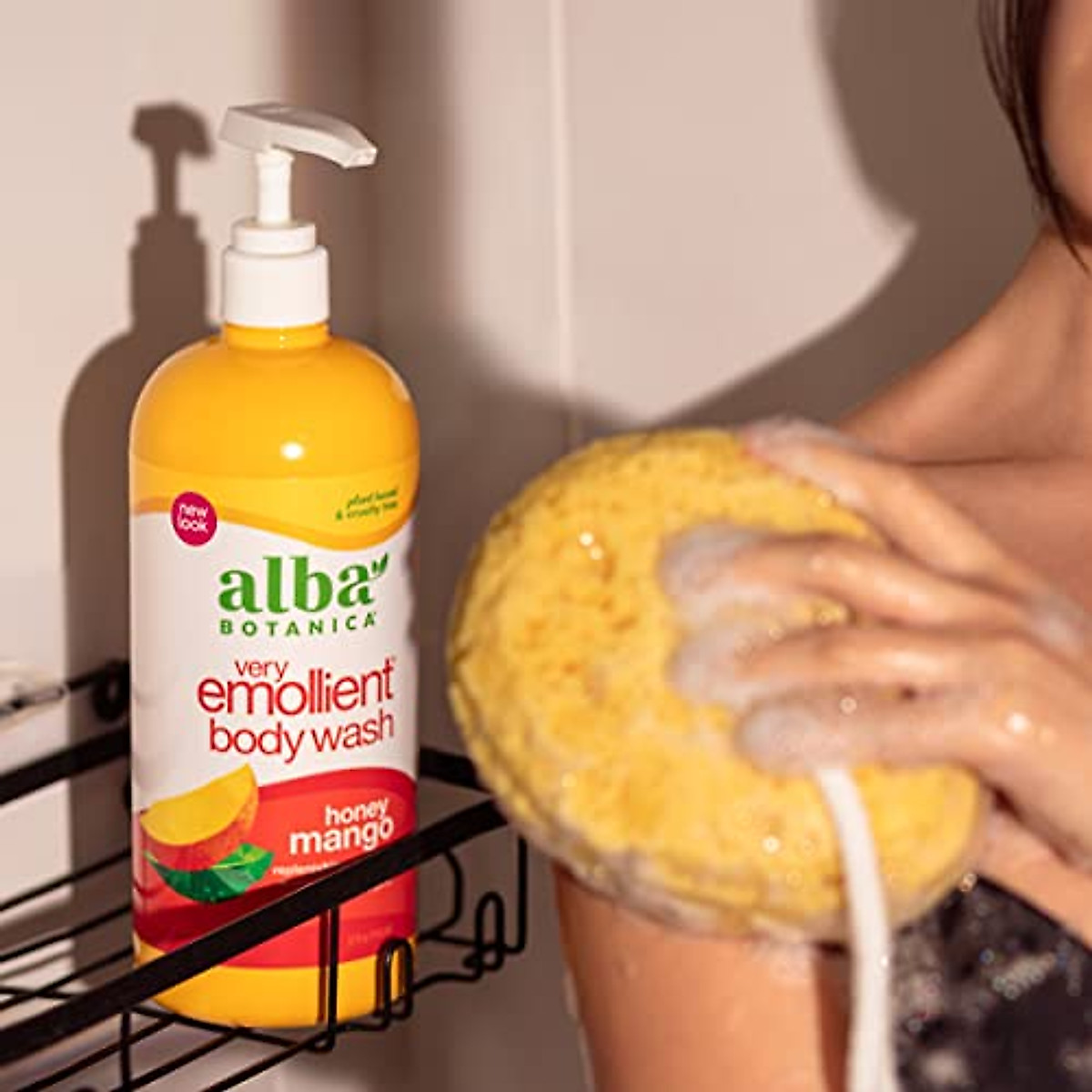 Alba Botanica Very Emollient Body Wash, Honey Mango, 32 Oz