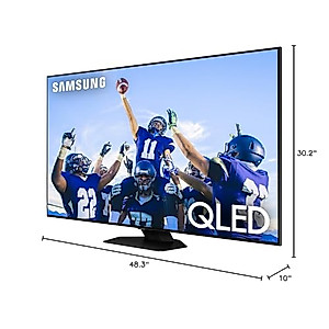 SAMSUNG QN55Q80CAFXZA 55 Inch 4K QLED Direct Full Array with Dolby Smart TV with a HW-Q60B 3.1ch Soundbar and Subwoofer with DTX Virtual:X (2023)(USED)