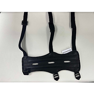 2 Pack Archery Arm Guard, Archery Bracer/Archery Cowhide Leather Forearm Protector w/Bow Range with 4-Strap Buckles, Arm Guard for Archer Hunter