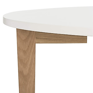 Safavieh Home Collection Woodruff White and Natural Coffee Table