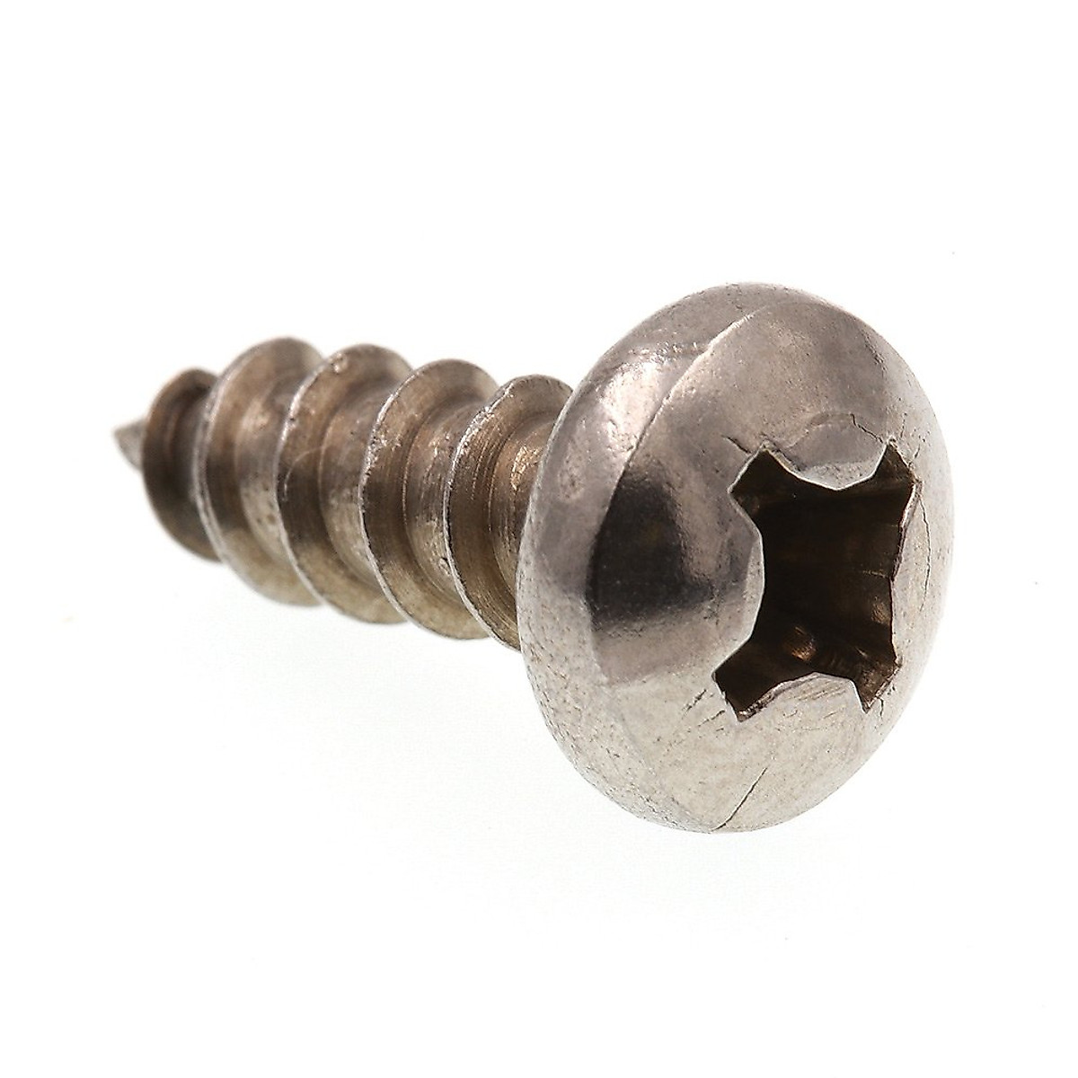 Prime-Line 9020766 Sheet Metal Screw, Self-Tapping, Pan Head Phillips, #12 X 5/8 in, Grade 18-8 Stainless Steel, Pack of 100