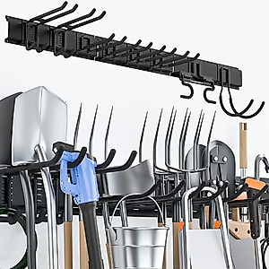 HOMSAILMO Under Sink Organizer and Storage, Kitchen Organization Rack with Double Sliding Cabinet Drawers, Multi-Purpose Storage Shelf Holder with 4 Hooks for Bathroom, Pantry