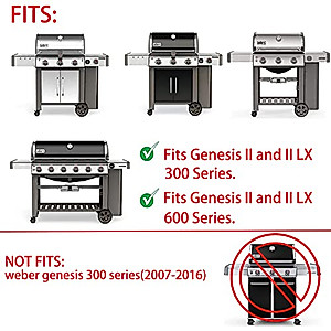 Charbrofire 7599 Replacement Parts Griddle for Weber Grill Griddle Weber Genesis ii 300 ii 600 Series, Weber Genesis ii E-310 ii E-315 ii E-325 ii E-330 ii E-335 ii S-310/S-335 ii E-610 and More