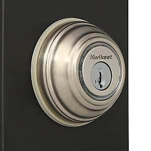 Single Cylinder Deadbolt Finish: Satin Nickel